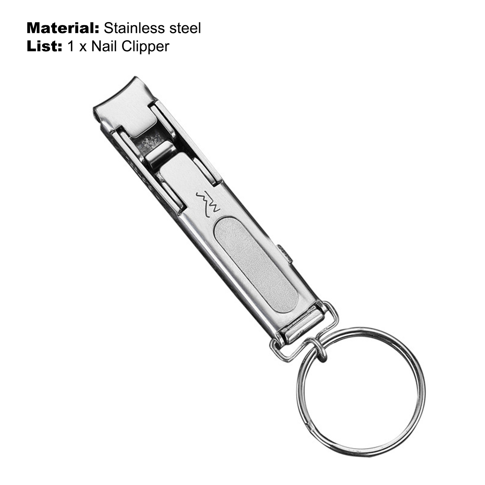 Nail Trimmer Easy to Use Comfortable Nail Scissor with Keyring ...