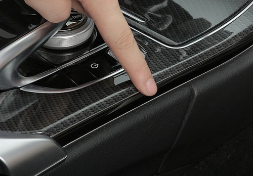 For Benz C-Class C300 C43 2015-2021 Carbon Fiber Center Console Gearbox ...