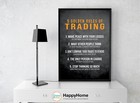 5 Golden Rules of Trading Wall Art Motivational Inspiration Poster ...