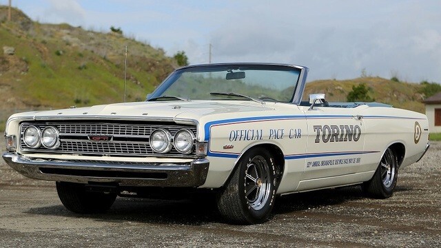 Fred Cady 222 68 Torino Indianapolis 500 Pace Car 1/25 waterslide decal ...