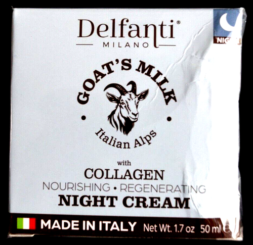 NEW SEALED Delfanti Goat's Milk Night w/Collagen Cream Regener ...