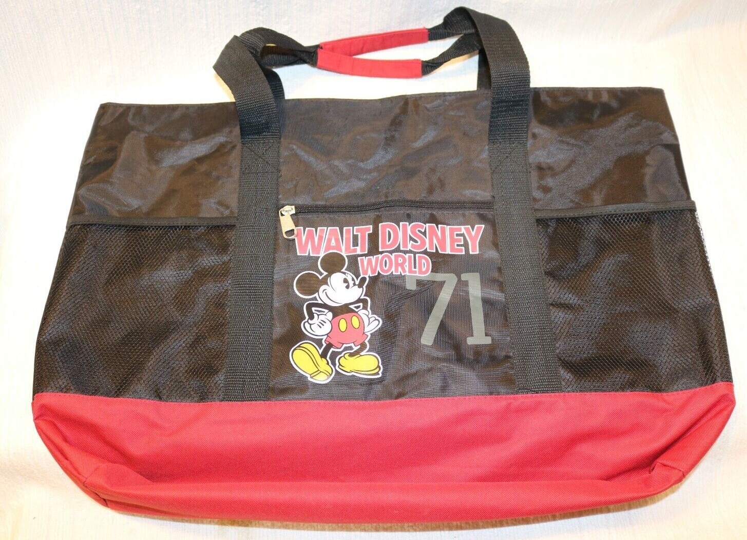 Walt Disney World 71 Mickey Mouse 50th Anniversary Large Tote Bag w ...