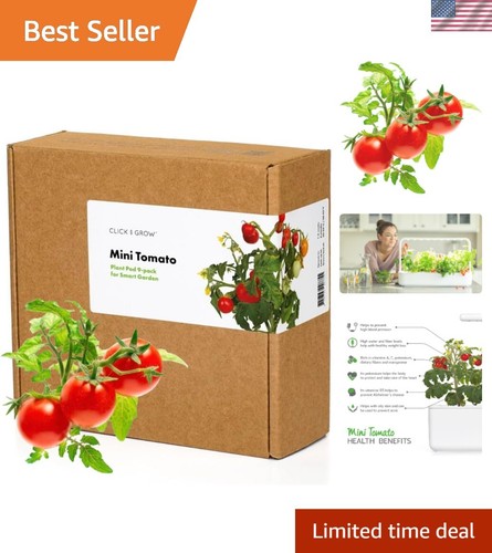 9-Pack Smart Garden Mini Tomato Pods - Grow Fresh, Nutritious Tomatoes ...