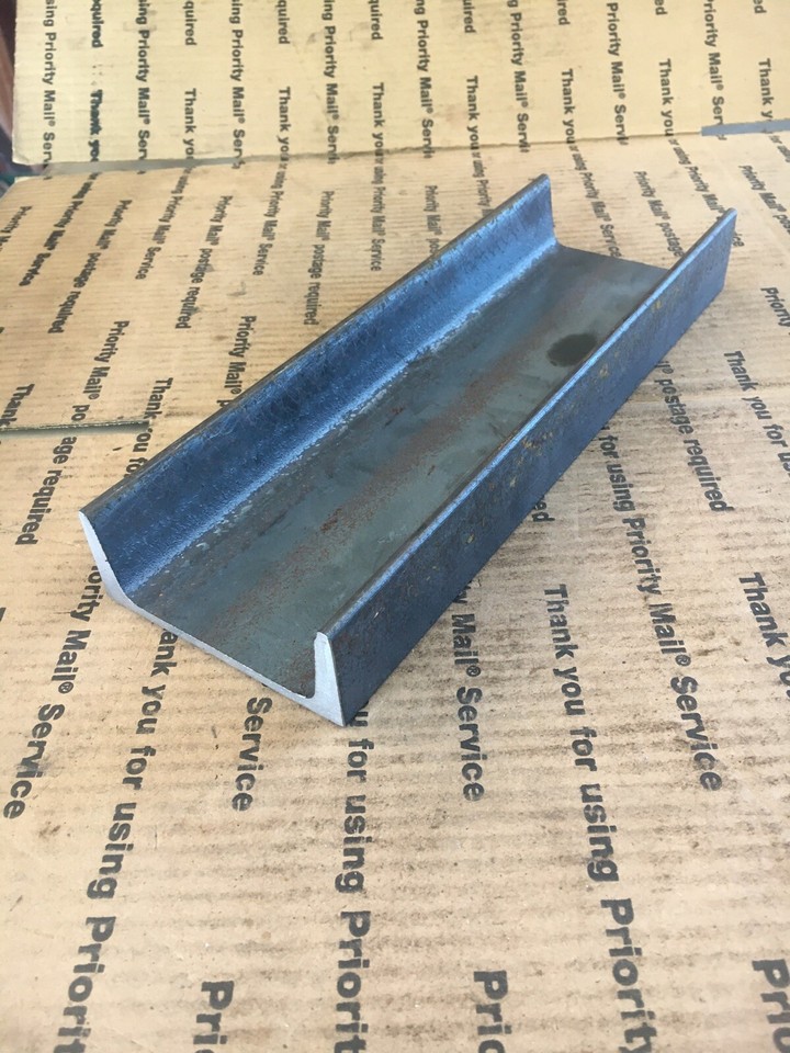 4" STEEL CHANNEL Bracing welding shop stock 10" Long | eBay