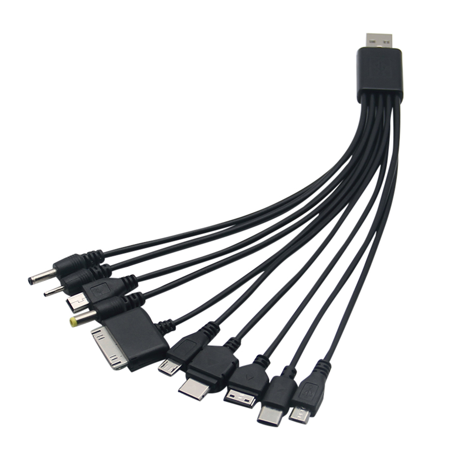 10 In 1 USB Multi Pin Cable Charger Universal USB Adapter Data Wire ...