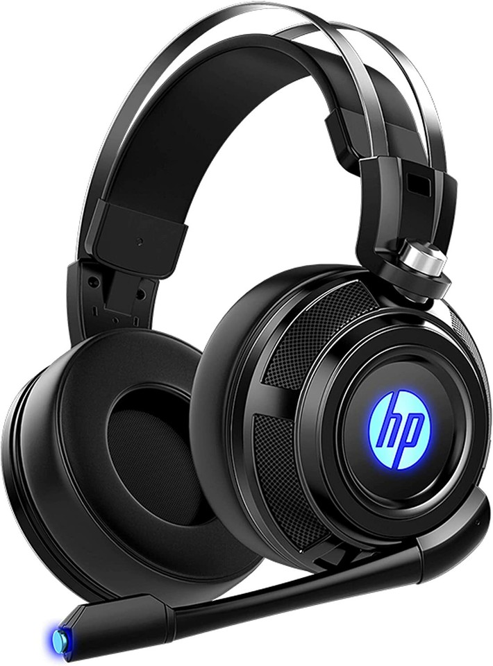 HP Wired Stereo Headset with mic Gaming Over ear Headset W LED H200 ...