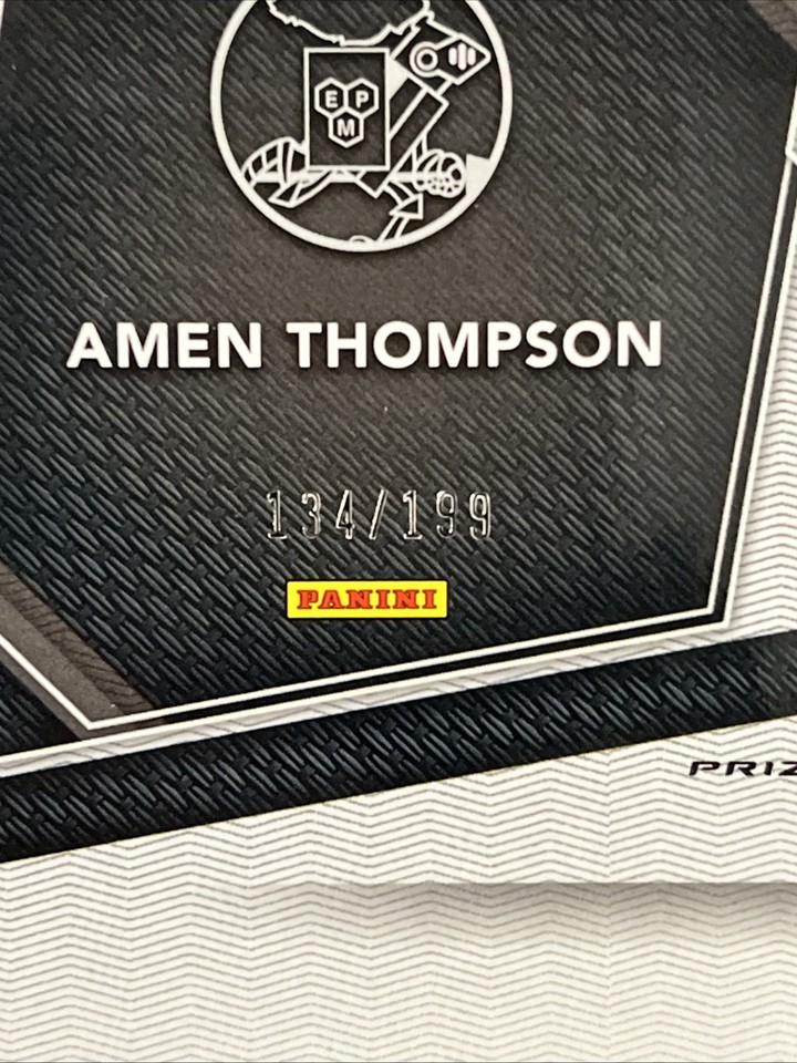 2023 Panini National VIP Gold Pack - Amen Thompson Red Sparkle Prizm ...