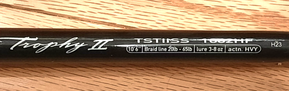 Tsunami Trophy II Surf Spinning Rod 70/30 Split (Pre-Owned – Very Good ...