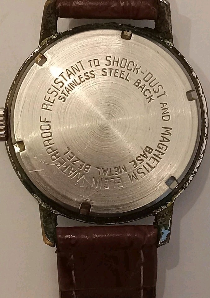 Vintage Elgin Sportsman Watch Mechanical Not Working | eBay