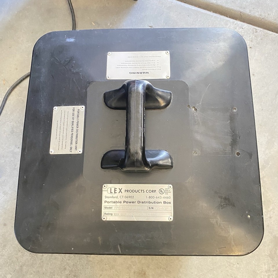 Lex FPS-100ACLDSC Portable Power Distribution, 100 AMP | eBay
