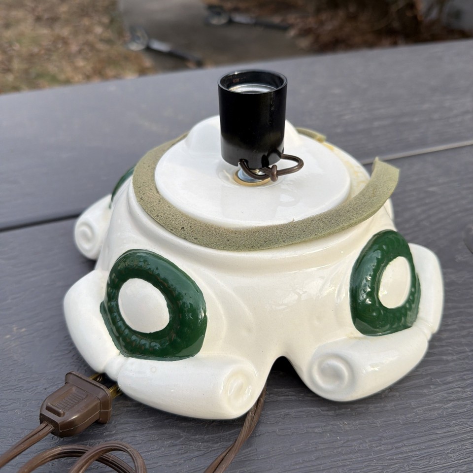 Vintage Atlantic Mold Ceramic Light Christmas Tree Green 16” W/Base ...