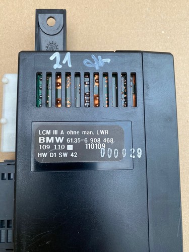 BMW 5 7 Series E39 E38 Light Control Module Unit LCM III 3 61.35-6 908 ...