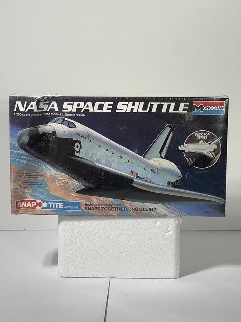 Vintage Monogram 1984 NASA Space Shuttle Snap Tite Model Kit 1110 Age 8 ...
