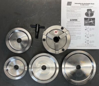 3-Jaw Quick Chuck Kit fits ANY Brake Lathe with a 1" Arbor FMC Ammco ...