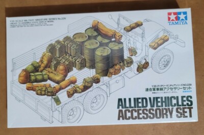 Tamiya Miniatures Allied Vehicles Accessory Set 1/35 JC #35229 - NEW | eBay