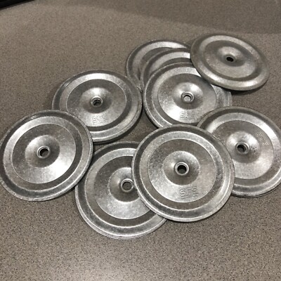 SFS DEKFAST (LOT OF 25) Round STEEL Galvanized 3” Diameter Metal Plate ...