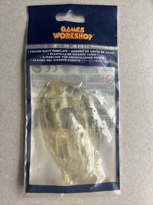 Games Workshop Warhammer Fantasy Fallen Giant Template (Clear) Pack New ...