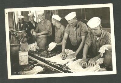 World War 1 Real Photo Unused Postcard Wash Day In The Navy WWI F9 | eBay