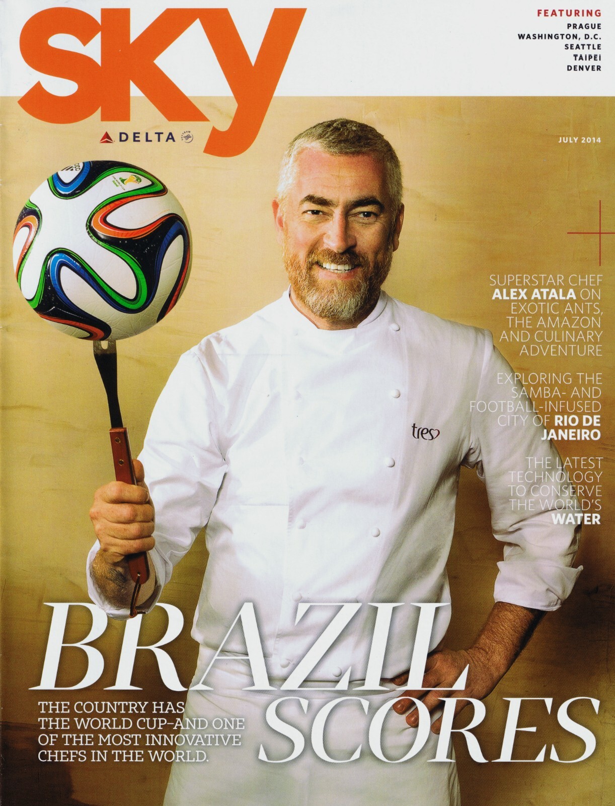 Delta Airlines Sky Inflight Magazine July 2014 = | eBay