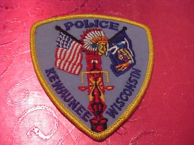 KEWAUNEE WISCONSIN POLICE PATCH SHOULDER SIZE UNUSED | eBay