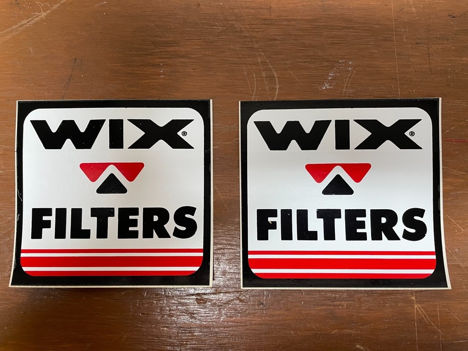 WIX FILTERS - Original Vintage 1960's 70's Racing Decal/Sticker 4 inch ...