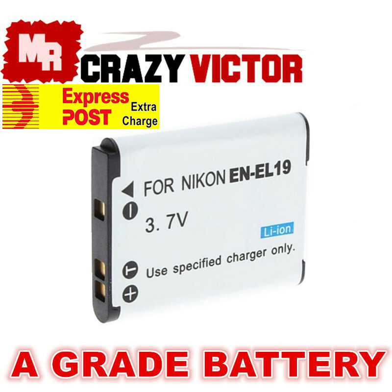 EN-EL19 Battery For Nikon Coolpix S6400 S6500 S6600 S6700 S6800 S6900 ...