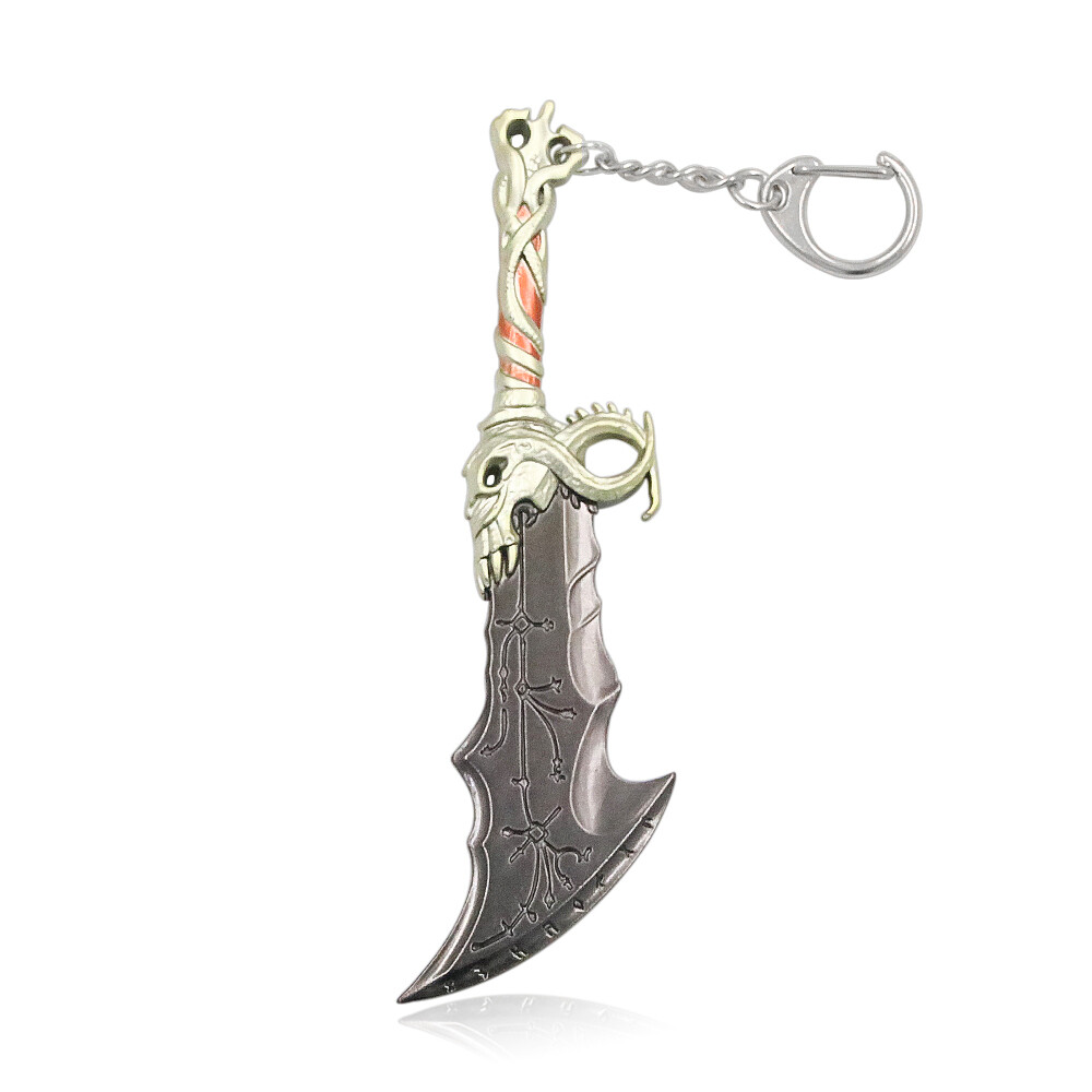 God of War Kratos Weapon Blades of Chaos Alloy Keychain Key Chains ...