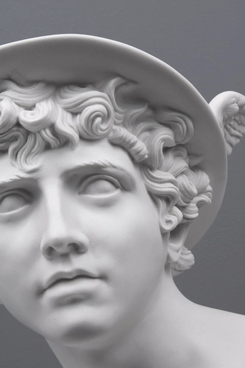 Roman God Mercury Statue