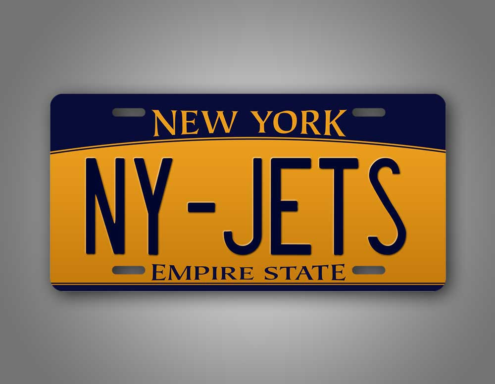 New York Jets License Plate NFL Football Team State Auto Tag 12" x 6 ...