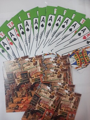 LOT of 24 Bridge Tally Score Cards classic card look and vintage ...