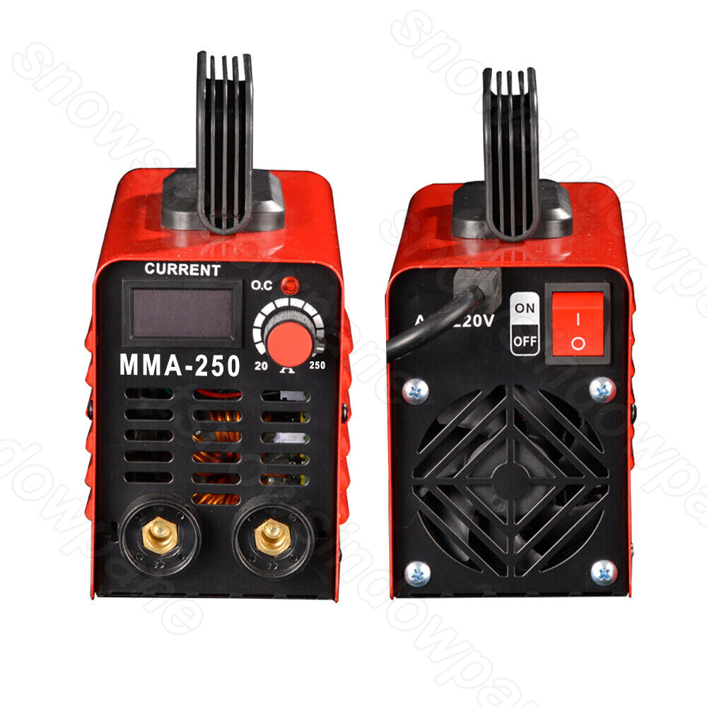 Mini Welding Machine 250AMP Stick Electric Welder Inverter Tool Kit ...