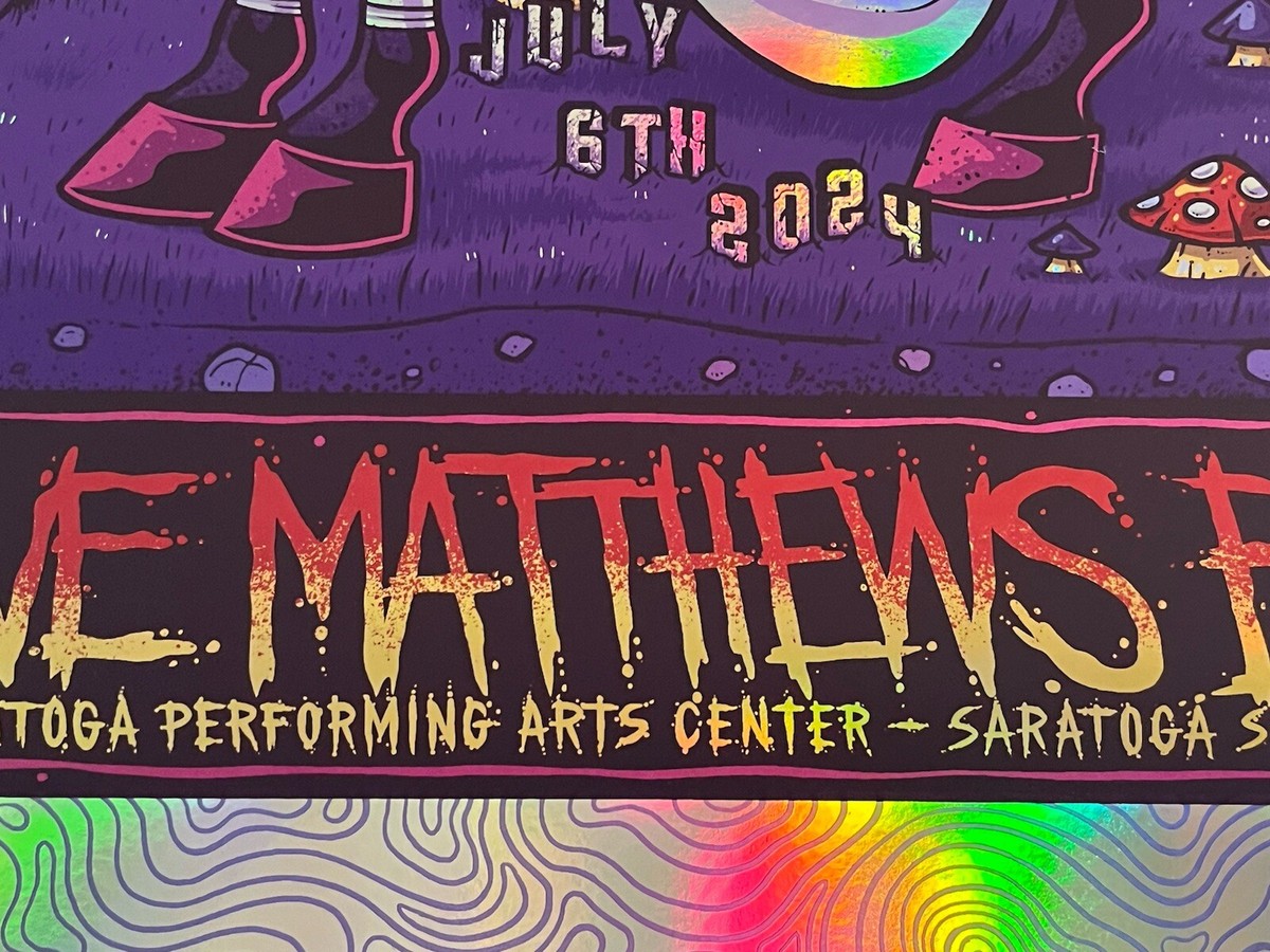 Dave Matthews Bandplakat 2024 Poster Dave Matthews Band 2024 April 5