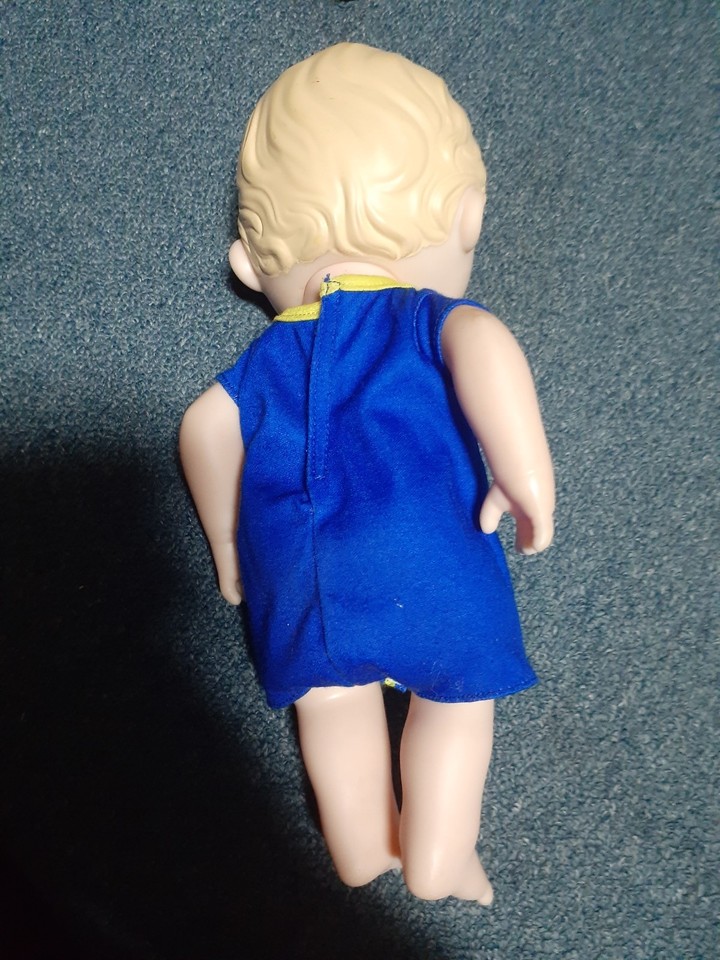 2015 Baby Alive Snackin Luke Boy Doll Blonde Blue Eyes Hasbro original ...