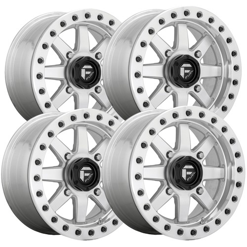 (Set of 4) Fuel D937 Maverick BeadLock 15x7 4x156 Machined Wheels Rims ...