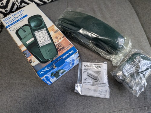 Vintage Retro Slim design Telephone 1980s New Boxed By CONAIRPHONE WALL ...