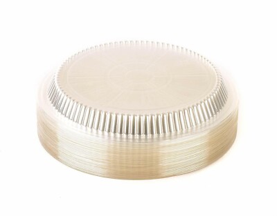 200 Pack 8 Inch Plastic Dome Lids for 8 In Round Aluminum Foil Pans | eBay