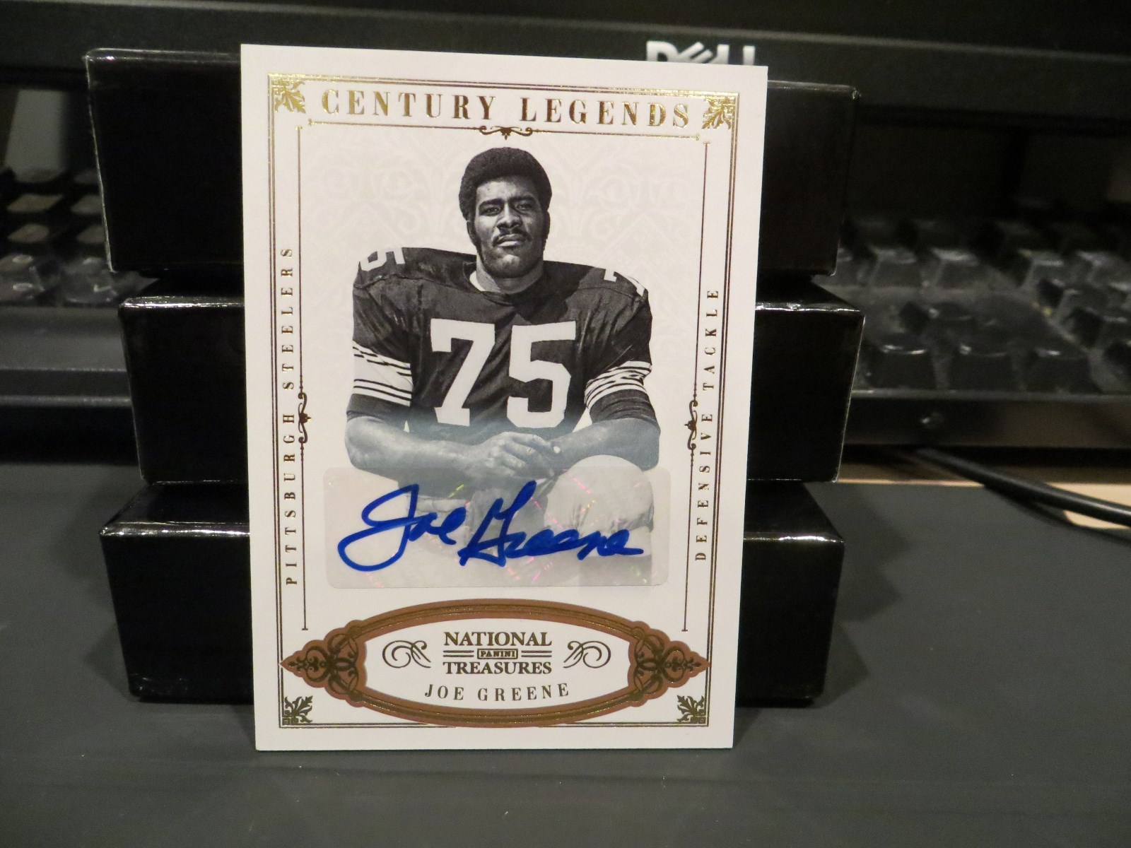 National Treasures Century Legends Autograph Steelers Joe Greene 15/25 ...
