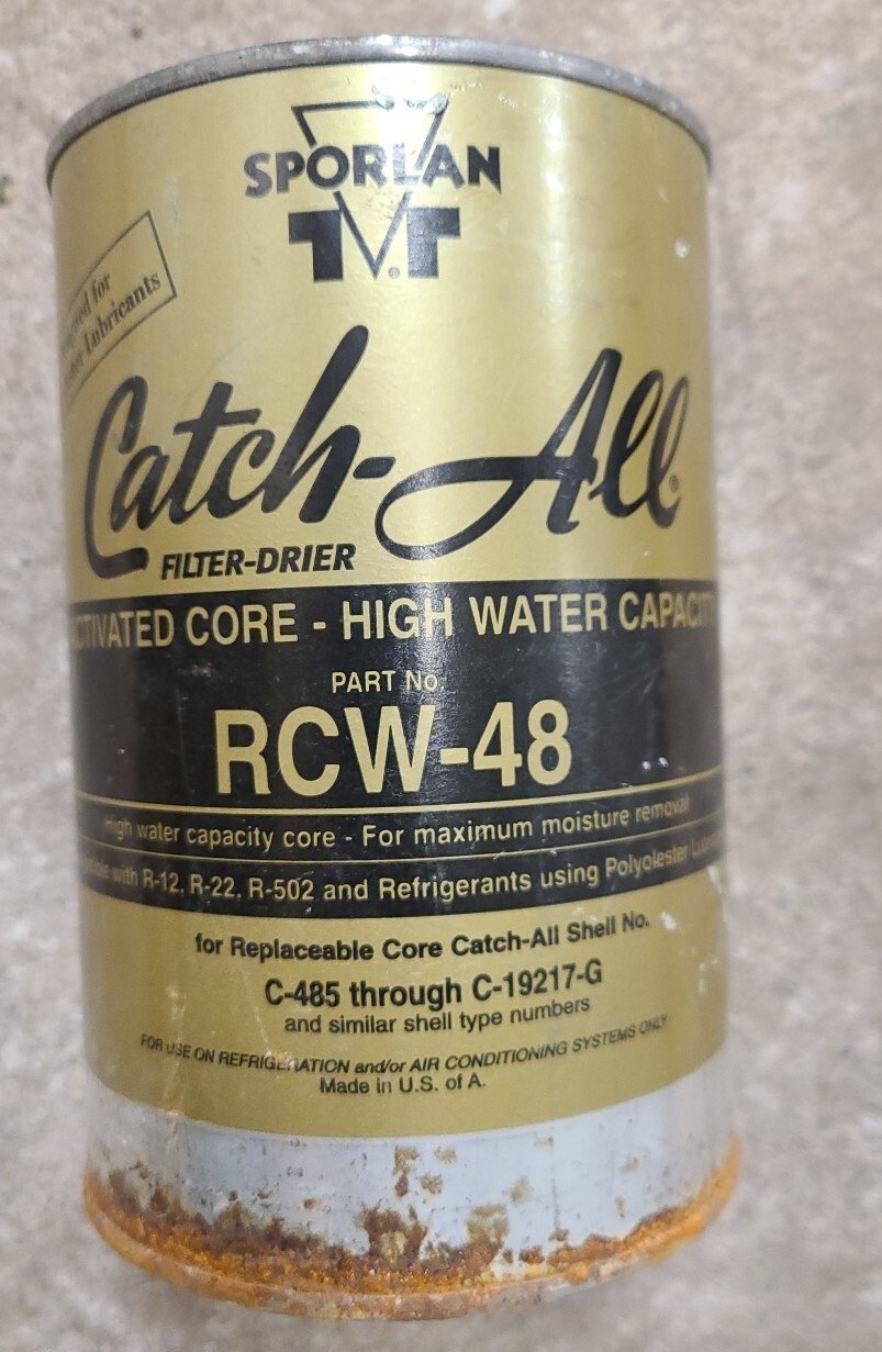 Sporlan RCW-48 Catch-all Filter Drier Fits C-480 thru C-19200 for sale ...
