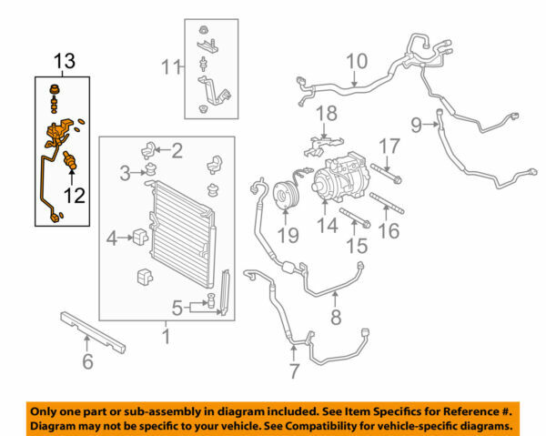 88710-60C40 Toyota Tube assy, air conditioner 8871060C40, New Genuine ...
