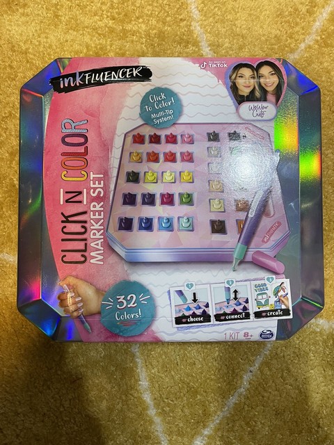 Inkfluencer 6060013 We Wear Cute Click N Color Marker Set Activity Kit ...