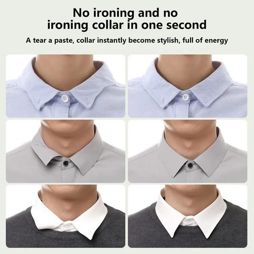 10/30/60Pcs PVC Collar Anti-Warping Edge Shaper, No Curl Collar Shirt ...