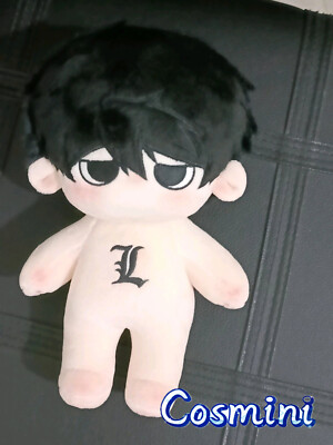 In Stock DEATH NOTE L·Lawliet 20cm Plush Doll Dress up Stuffed Toy Gift ...
