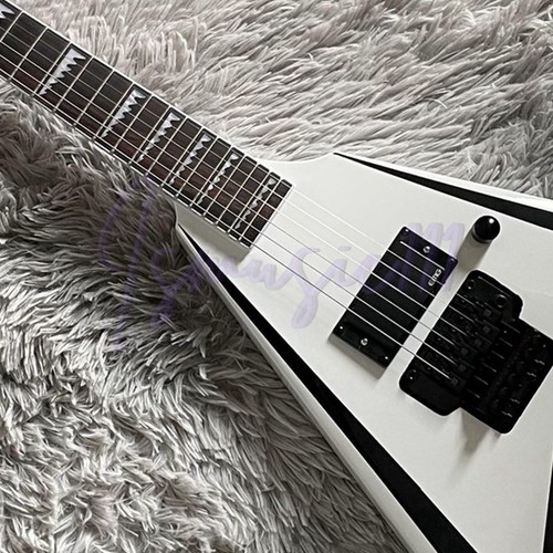Edwards Alexi Laiho White V Standard Electric Guitar 6 String Floyd ...