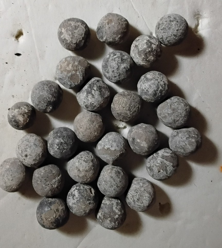 27 Civil War Relic .50-.52 Rifle balls made to fire in the .54 ...