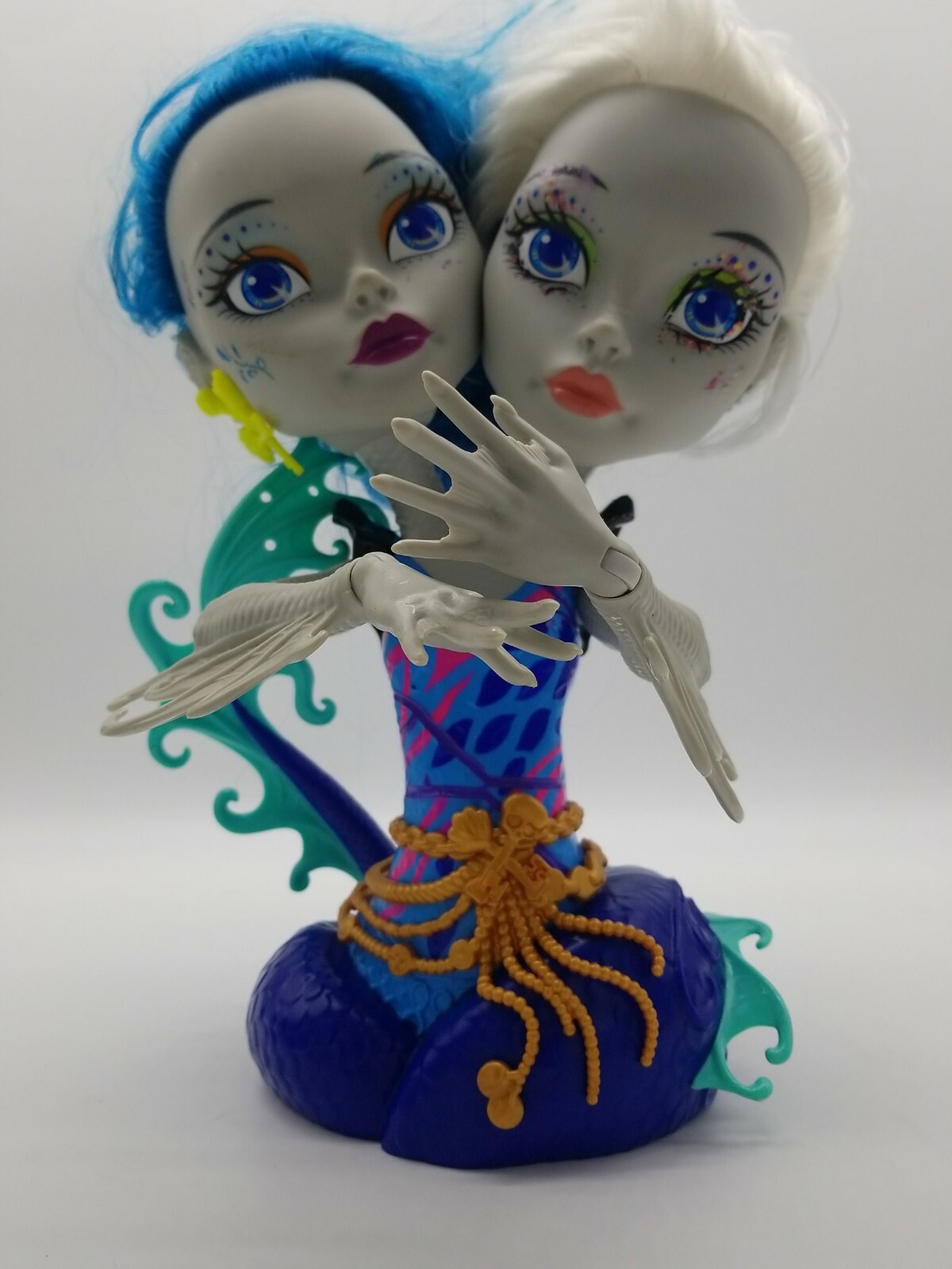Monster High Peri and Pearl Serpentine Large Styling Head 2 Headed Doll ...
