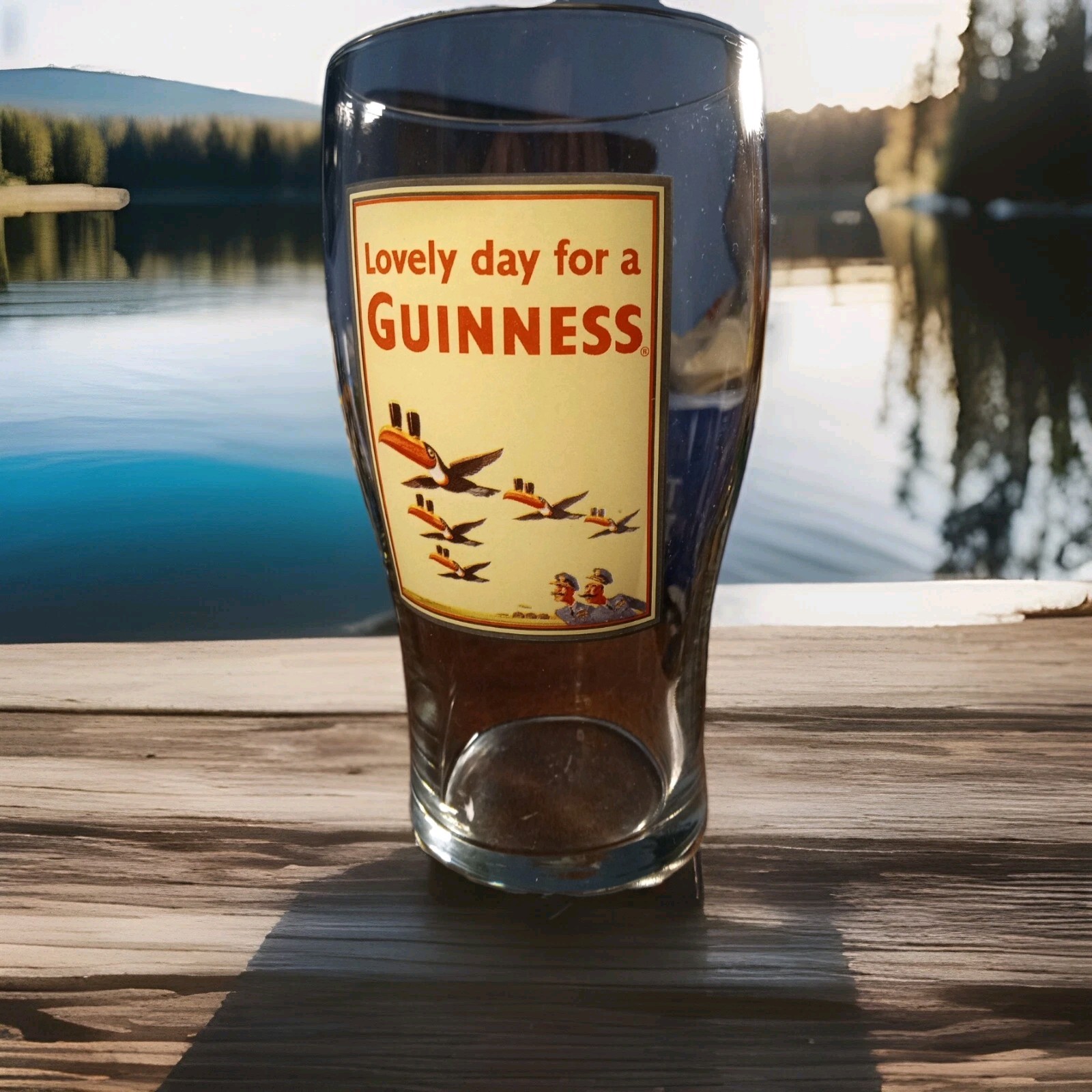 Guinness 'Lovely Day for a Guinness' Pint Glass - Collectable | eBay