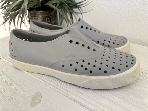 NATIVE Miller Slip-On Water Shoes Women Sz 10 Waterproof Men 8 Gray ...