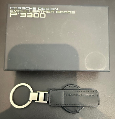 Porsche Design Leather Premium Keychain with Box Exquisite Gift Set ...