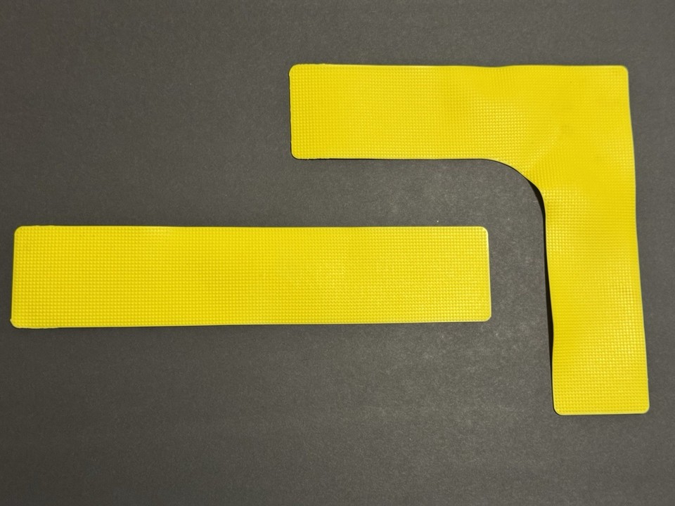 Wilson EZ Court Lines Tennis Starter 4 Corners + 12 Straight Yellow ...