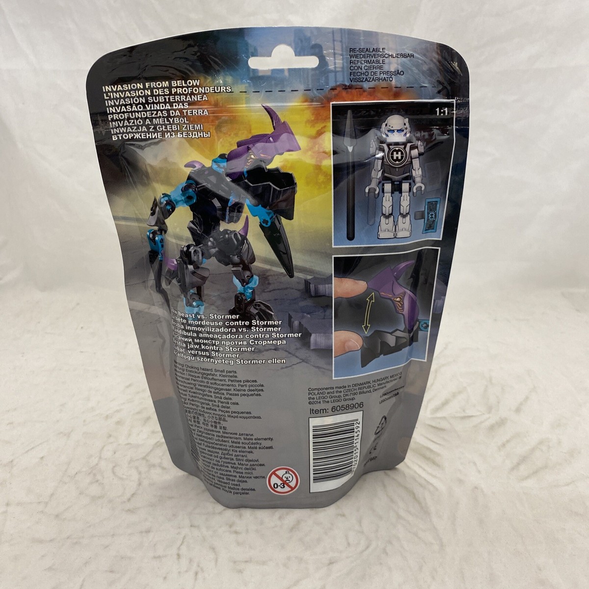 Lego Hero Factory Invasion From Below Splitter Beast LEGO 44020 Hero